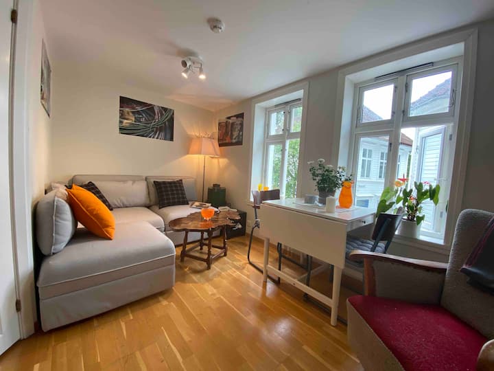 Sentralt I Bergens "Gamle Hjerte" - Bergen, Noruega