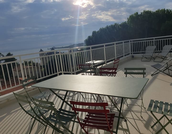 Sea View- Exceptional Villa Parc De Royan- 10 Pers With Solarium. - Saint-Georges-de-Didonne