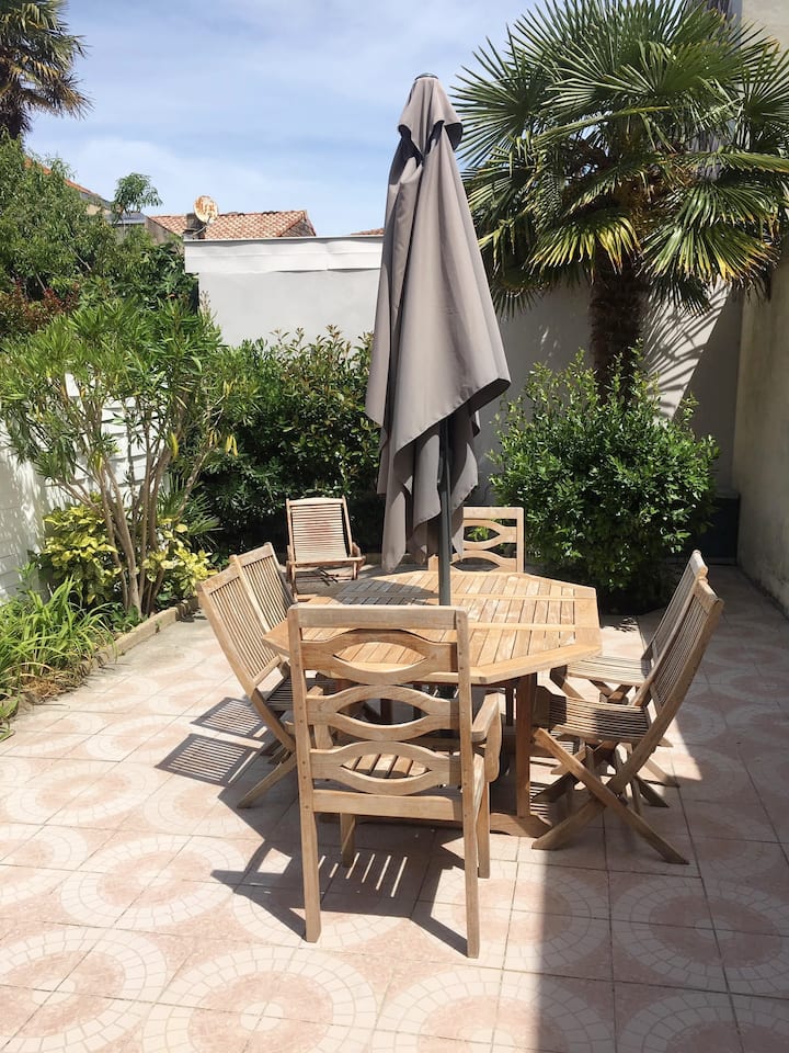 Apt 45m² Centre Ville Avec Jardin - Plage à 200 M - Bassin d'Arcachon