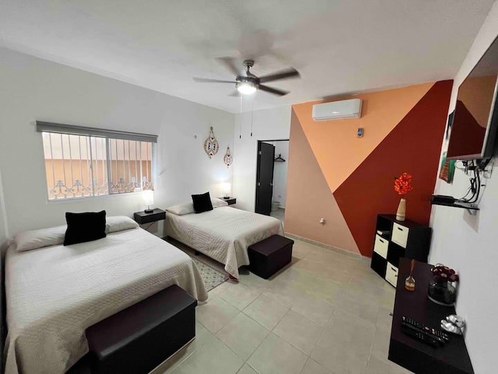 Suite Manan- Cómoda Y Amplia Suite Incluye Parking - Puerto Morelos