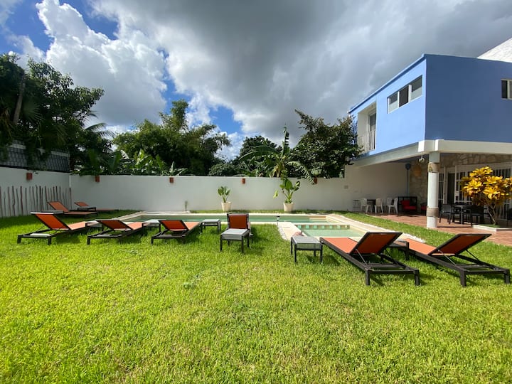 Casa 18 Personas 5 Recámara 15 Min Playa Delfines - Cancún