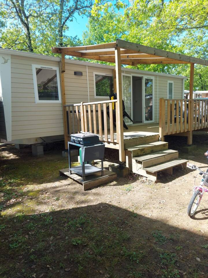 Mobil-home Récent Dans Camping 5 éToiles- Ruoms - Ardèche