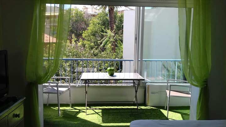 Grand Studio Juan Les Pins Proche Plage - Antibes