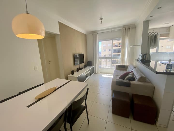 Apto Mobiliado 1 Qt 11º Andar+ Lazer Acqua Village - Brasília