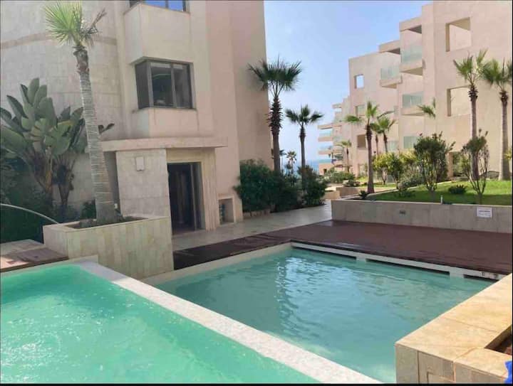 Bel Appartement Meublé Vue De Mer - Mohammédia