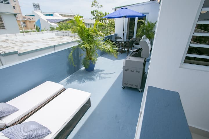 Spacious With Designer Style  | Chic Terrace - Puerto Rico