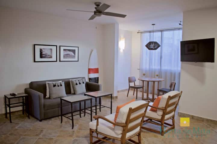 "Coral", Apartamento De Un Dormitorio. A Pie De Playa Y Restaurantes. - Nayarit