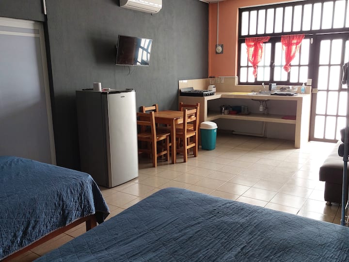 Departamento, Tipo Estudio, Con A/a, Serca De Todo - Puerto Vallarta