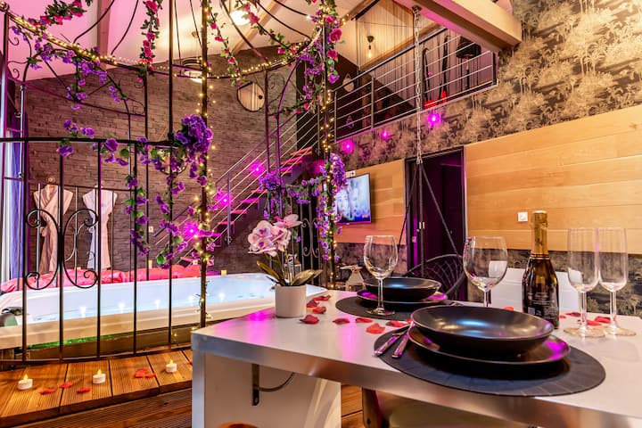 Sweet 365 Loft Avec Jacuzzi Privatif + Love Room - Rhône
