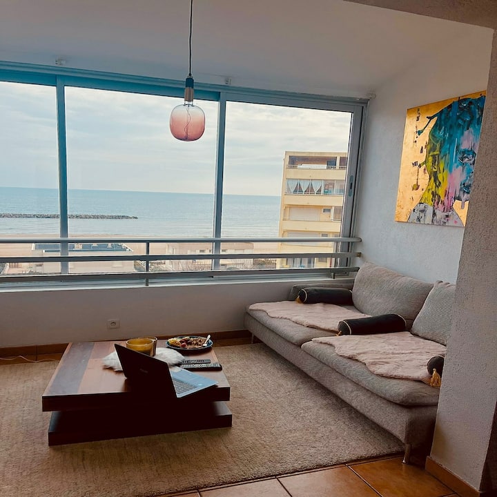 Charmant T3 Vue Mer, Moderne Et Tout éQuipé - Valras-Plage