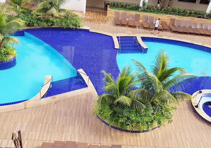 Resort Olímpia P/ Família 6p. – Piscina + Conforto - Olímpia