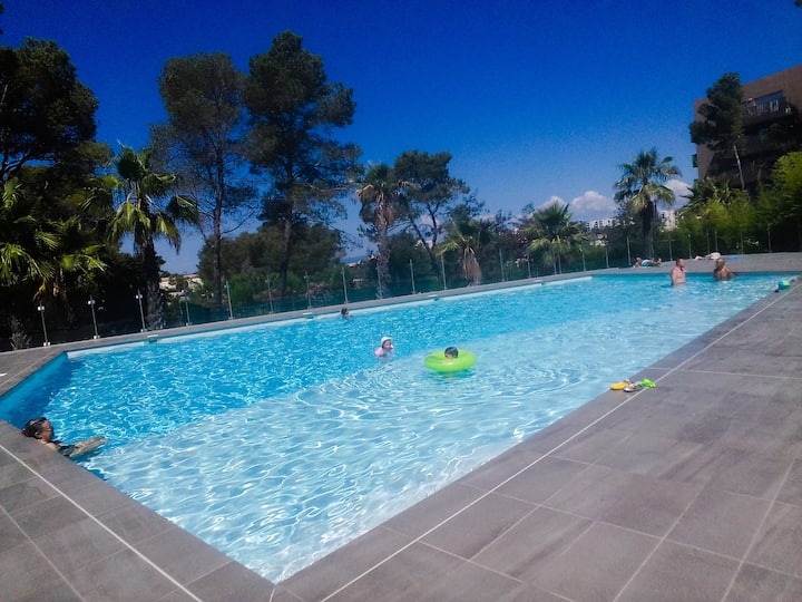 Spacieux T2 Neuf 50m2, Jardin, Piscine - Saint-Raphaël