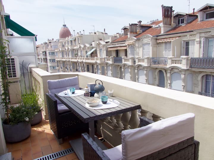 Studio Dernier éTage Avec Balcon, Proche Mer - Nizza