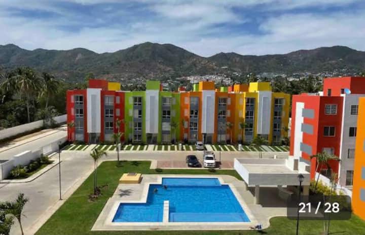 Departamento Cómodo, Limpio Y Seguro. - Acapulco