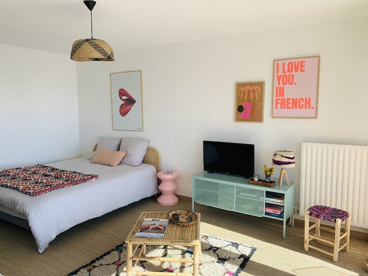 Studio Balcon Vue Mer, 100 Mètres De La Plage - Groix