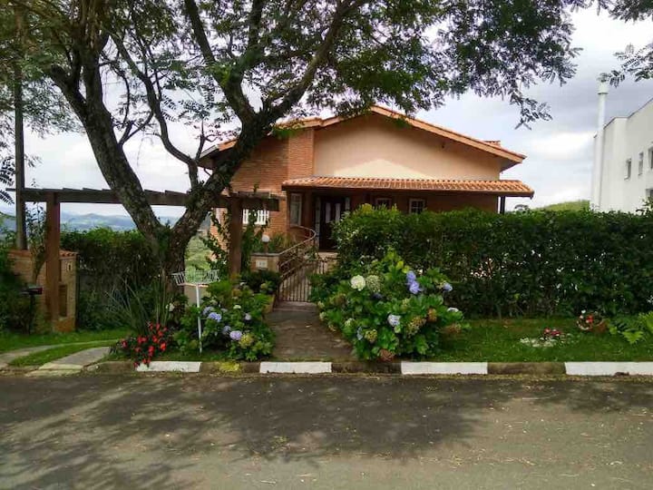 Casa De Campo Com Piscina Condomínio Em São Roque - São Roque