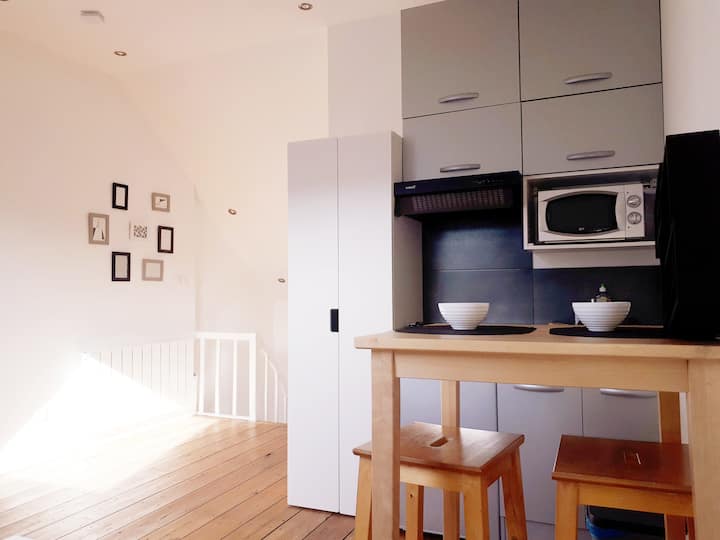 Amiens 3, Proche Centre Gare, Studio 2 Personnes - 亞眠