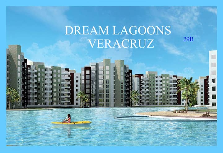 드림 라군 (Dream Lagoons) 주거 지역에 위치한 개인 주택입니다. - Dream Lagoons Veracruz의 ...