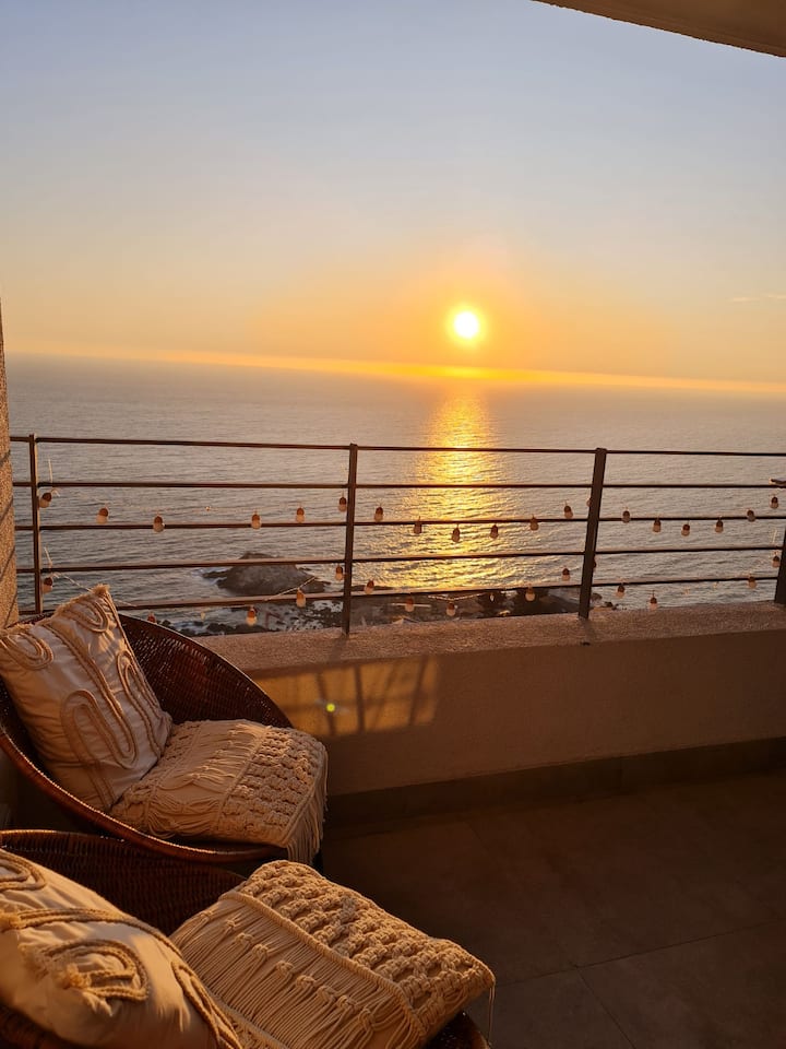 Hermoso Home Estudio Con Vista De Lujo. - Viña del Mar