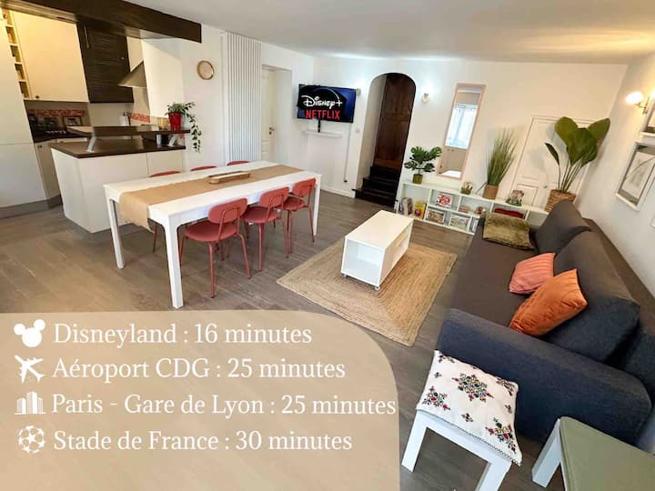 La Chaumière De Walt : Petite Maison Proche Disney - Torcy