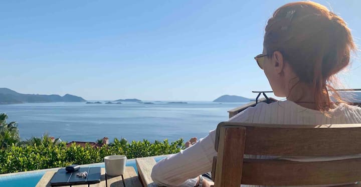 Villa Solis With Amazing Views In Kaş - Kaş