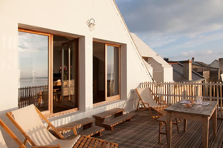 Terrasse De Rêve Sur L'océan - Le Croisic