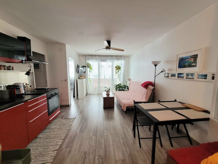 T2 Moderne, Joliette-euromed, 42m2, Climatisé - Marseille