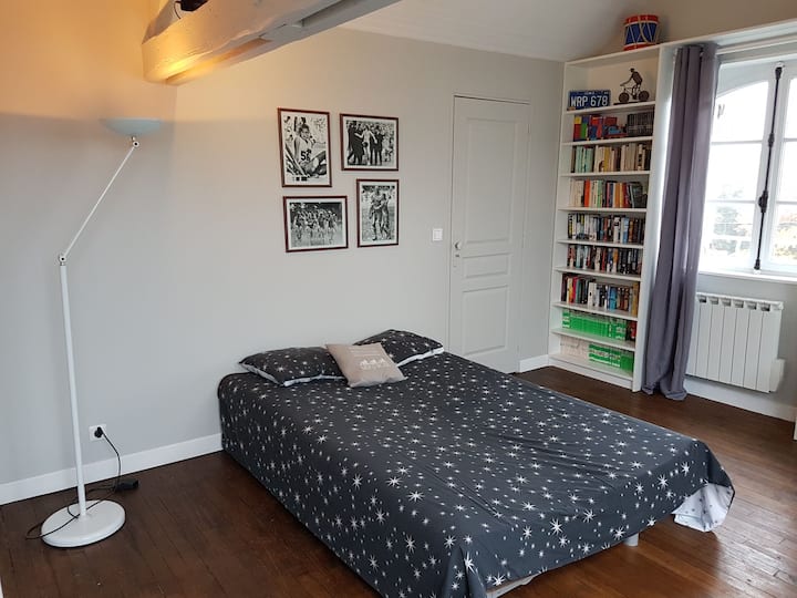 Chambre Bibliothèque Maison Bourgeoise - Redon