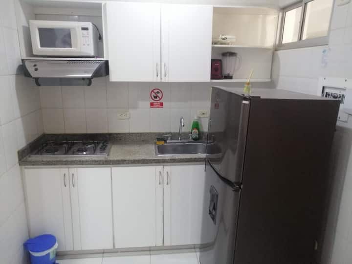 Estudio 203 Para Familias  O Parejas , - Santa Marta, Colombia