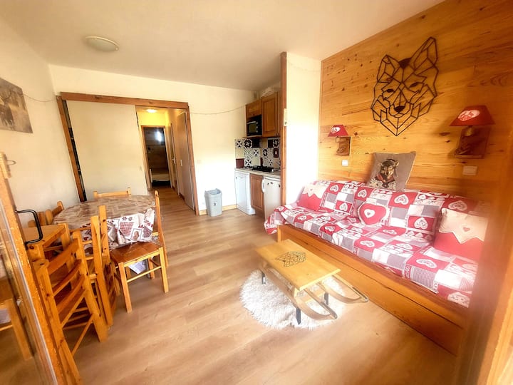 Appartement 4/6 Personnes Avec Vue Sur Les Pistes - Lac du Lauzon