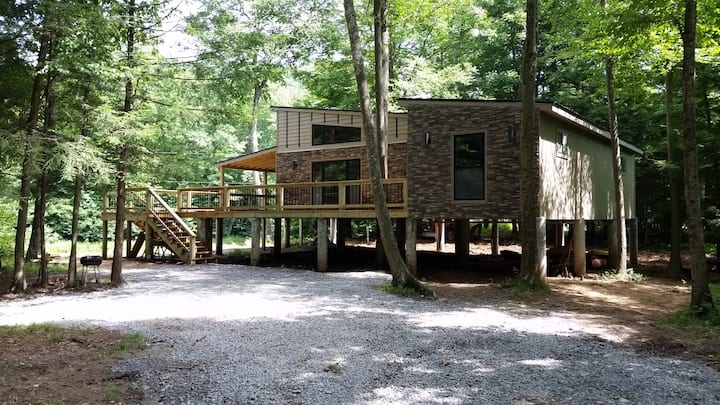 Modern - European Inspired - Riverfront Bungalow - Elkins, WV
