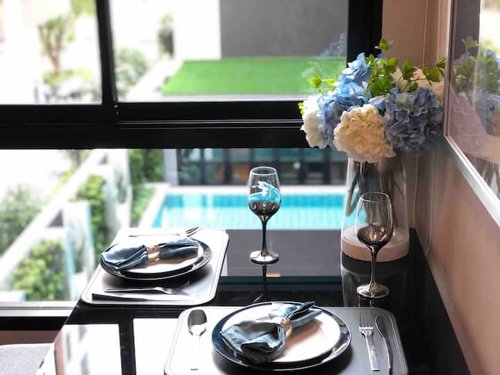 Stylish&comfy Room,190m Jj Mkt,near 7-11,bts & Mrt - Bangkok