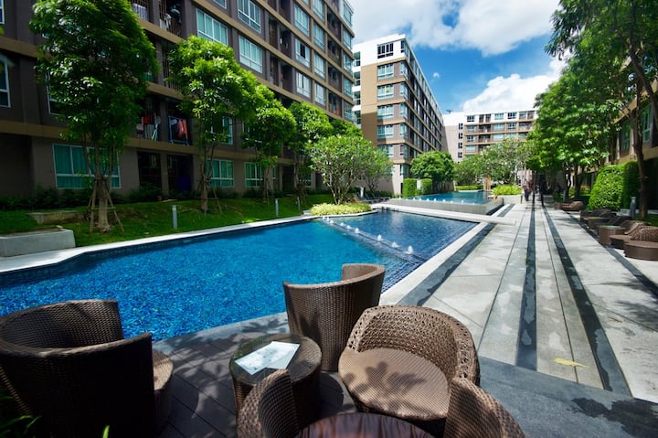 Lulu - One Bedroom Condo With Stunning 100m Pool - Phuket