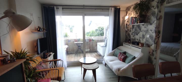 Cosy T 2_ Balcon + Parking - Biarritz