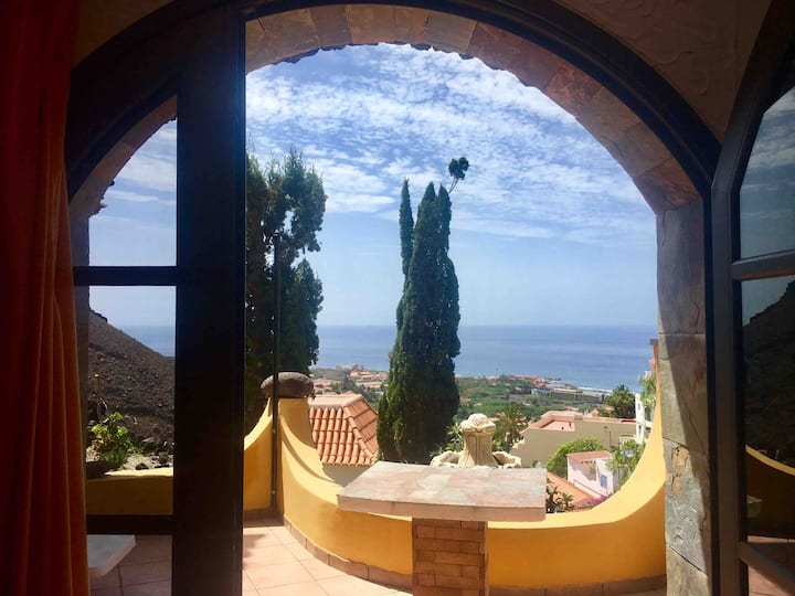 Apartamento La Fuente!! Terraza Y Vistas Unicas - Valle Gran Rey