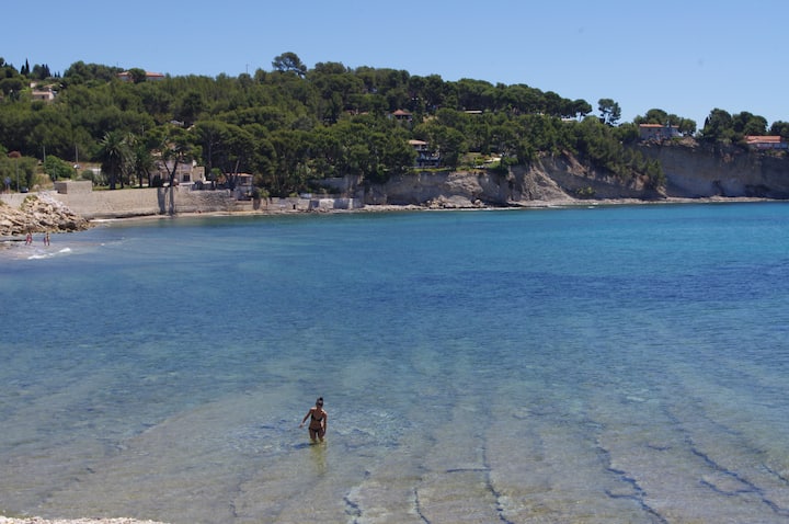 T2 Fontsainte Clim à 100 Mètres De La Mer (Parking - Carnoux-en-Provence