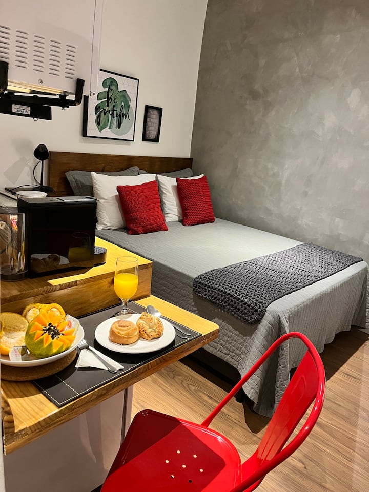 Studio2.apto Equipado,aconchegante,2 Hosp,centro . - Barretos