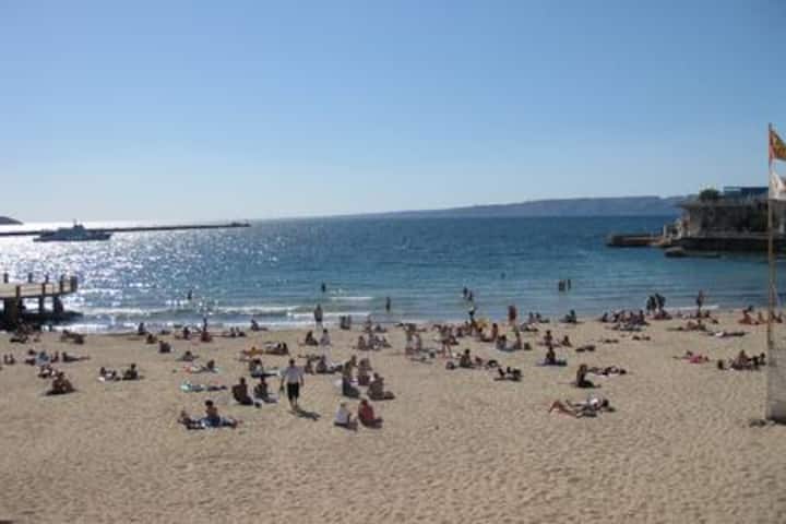 St Victor ,Appart Cosy, Calme,  Mer Et Vieux-port. - Marsella