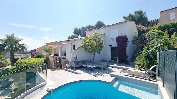 La Villa Provençale Avec Superbe Vue,4 Chambres - La Seyne-sur-Mer