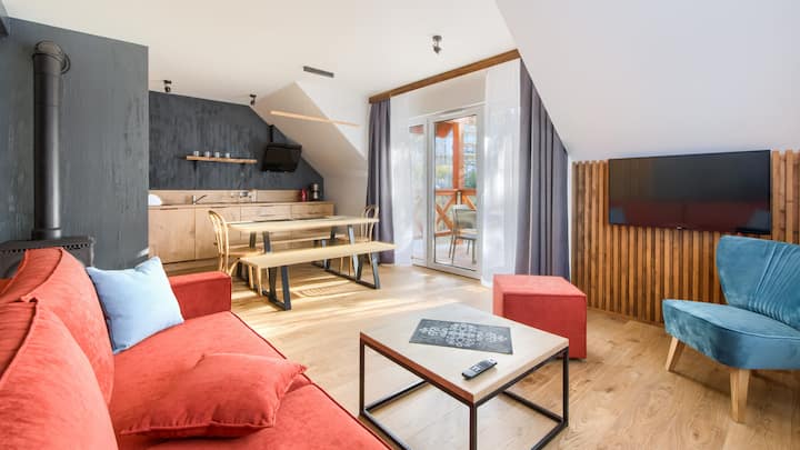 Domek Sarnia Z Kominkiem 8 Ap. E 1 Deluxe Sun&snow - Karpacz