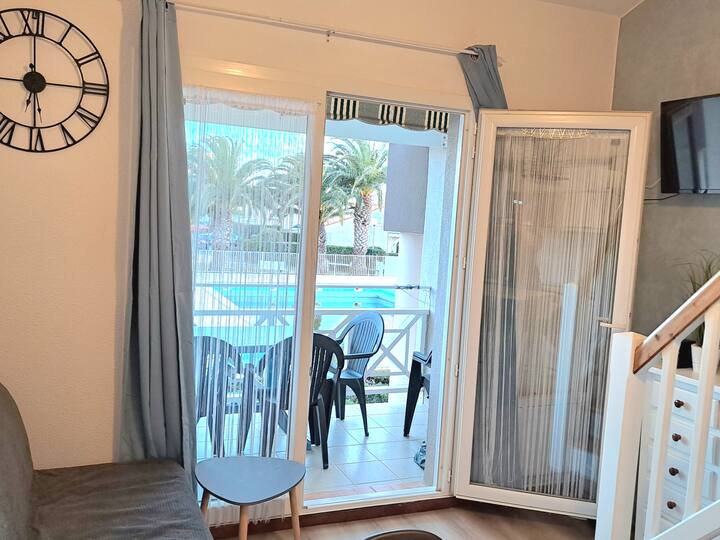 Valras Plage - Appartement - 4 Pers - Piscine - Valras-Plage