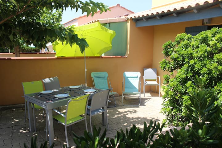 Villa Dans Résidence Avec Piscine - Le Barcarès