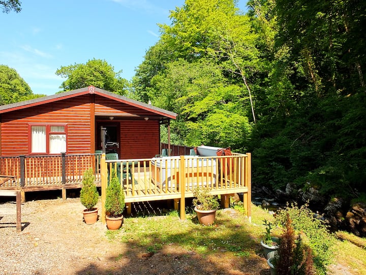 Riverside Lodge With Hot Tub In Lynton, Devon - Lynton