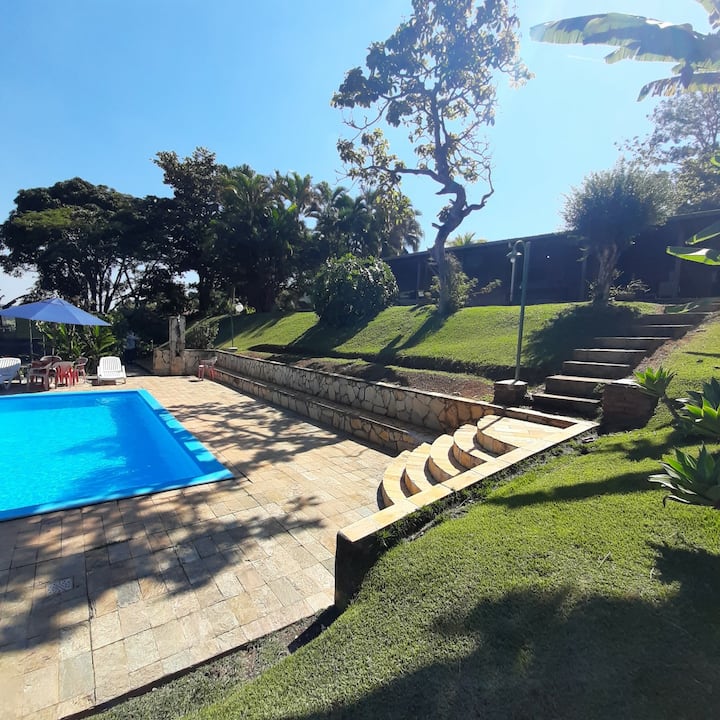 Chalé De Madeira Com Piscina Aquecida E Lazer - Lagoa Santa