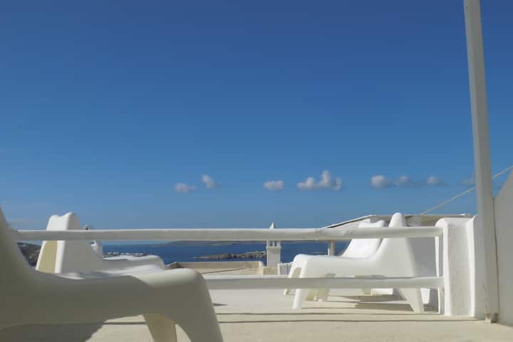 Overlooking Old Port - Mykonos