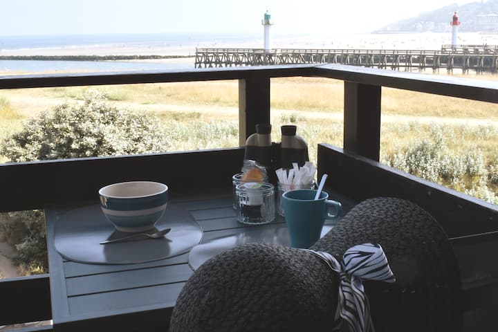 La Mouette Sur Le Phare, Studio Vue Mer, Parking - Deauville