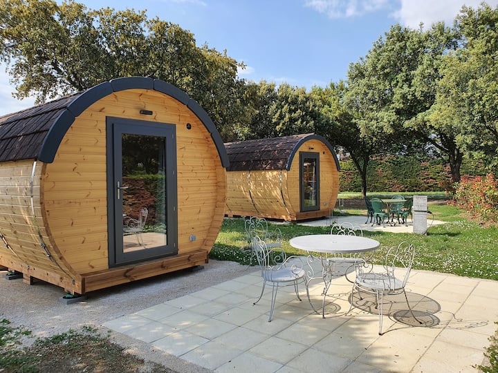 Tonneau Au Camping Des Favards - Vacqueyras