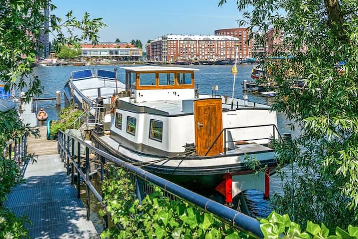 Beautiful Private Studio On Houseboat - Ámsterdam