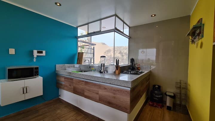 Skyview Apt |Pool, Rooftop, Bbq| 7min Plaza Ica - Ica