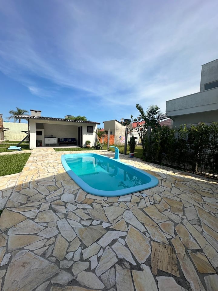 Casa Com Piscina E Amplo Pátio Em Arroio Do Sal - Arroio do Sal